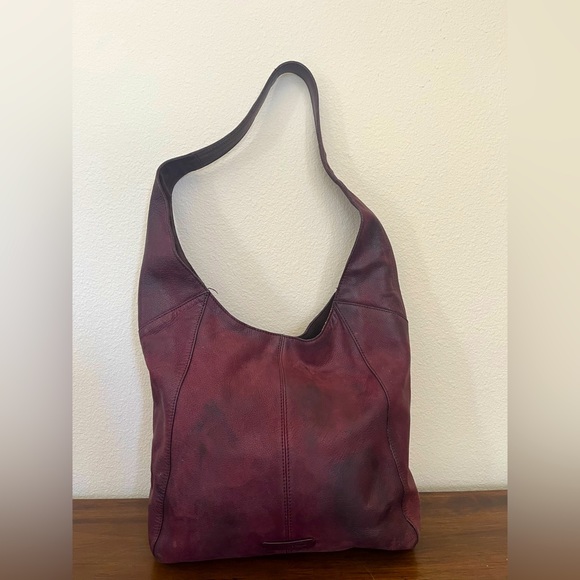 Lucky Brand | Bags | Lucky Brand Patti Leather Hobo Shoulder Bag In ...